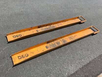 Forklift Tyne Tine Fork Extenders Extensions Slippers 1530mm 153cm 1 ...